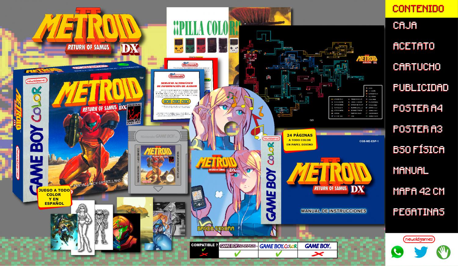 Reserva tu juego METROID II DX GAME BOY COLOR - @newoldgames