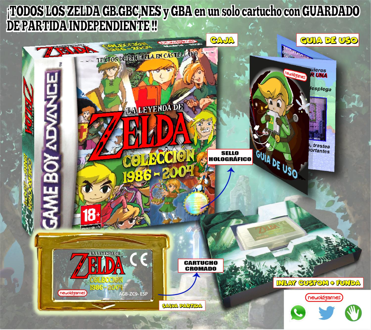 Reserva tu juego ZELDA MULTI GB+GBC+GBA+NES - @newoldgames